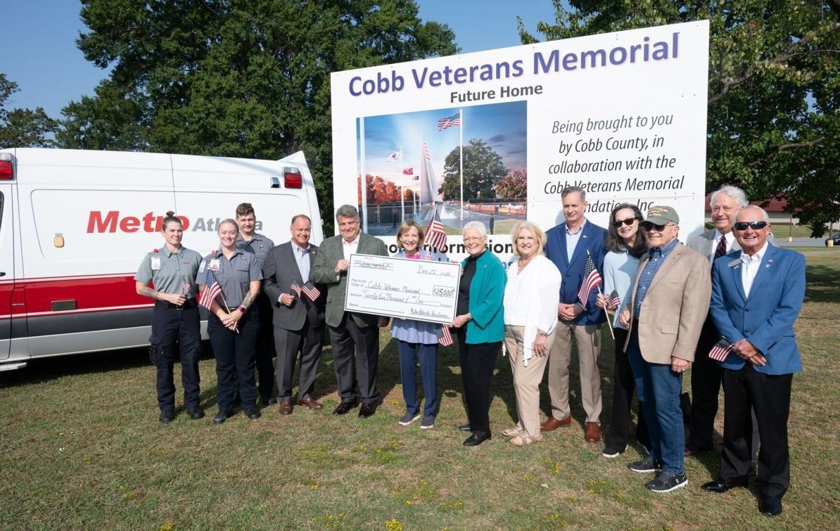 Honoring Heroes: Metro Atlanta Ambulance Donates $25,000 to the Cobb ...